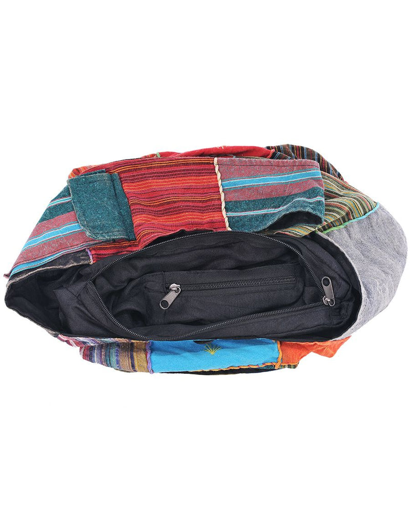 Pocket Detail Patchwork Cotton Hobo Bag – Ethno Earth