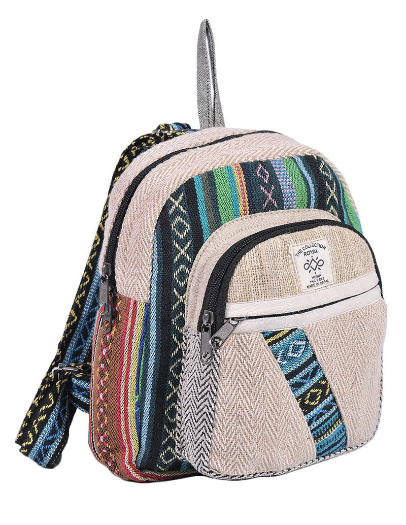 Hemp & Cotton Mini Back Pack – Ethno Earth